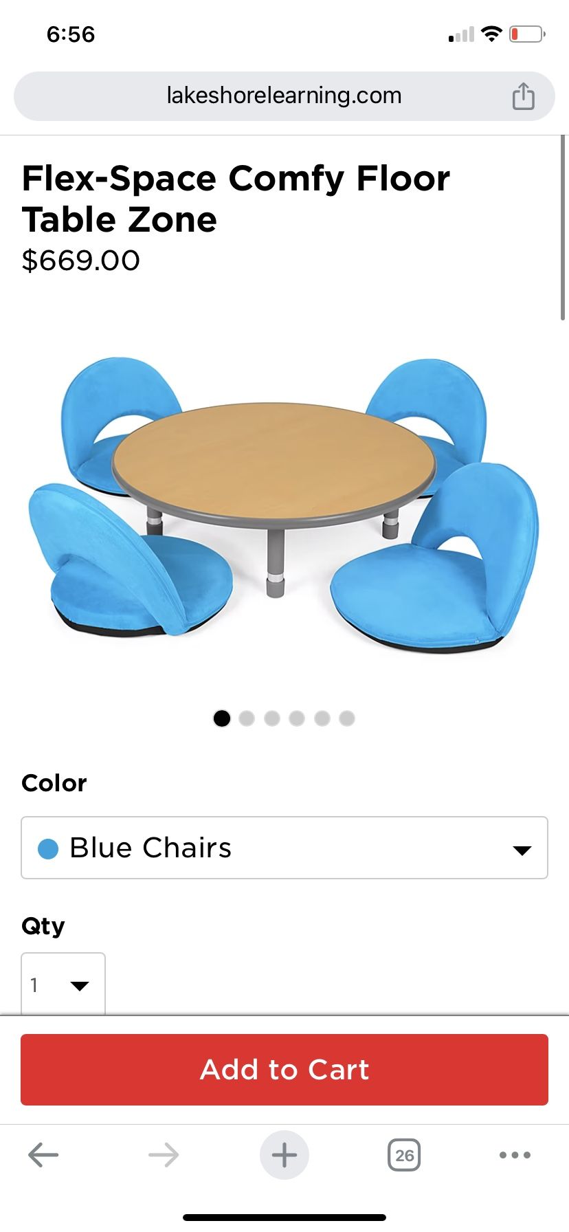 Lakeshore Floor Table and 4 Blue Seats for Sale in Phoenix, AZ - OfferUp