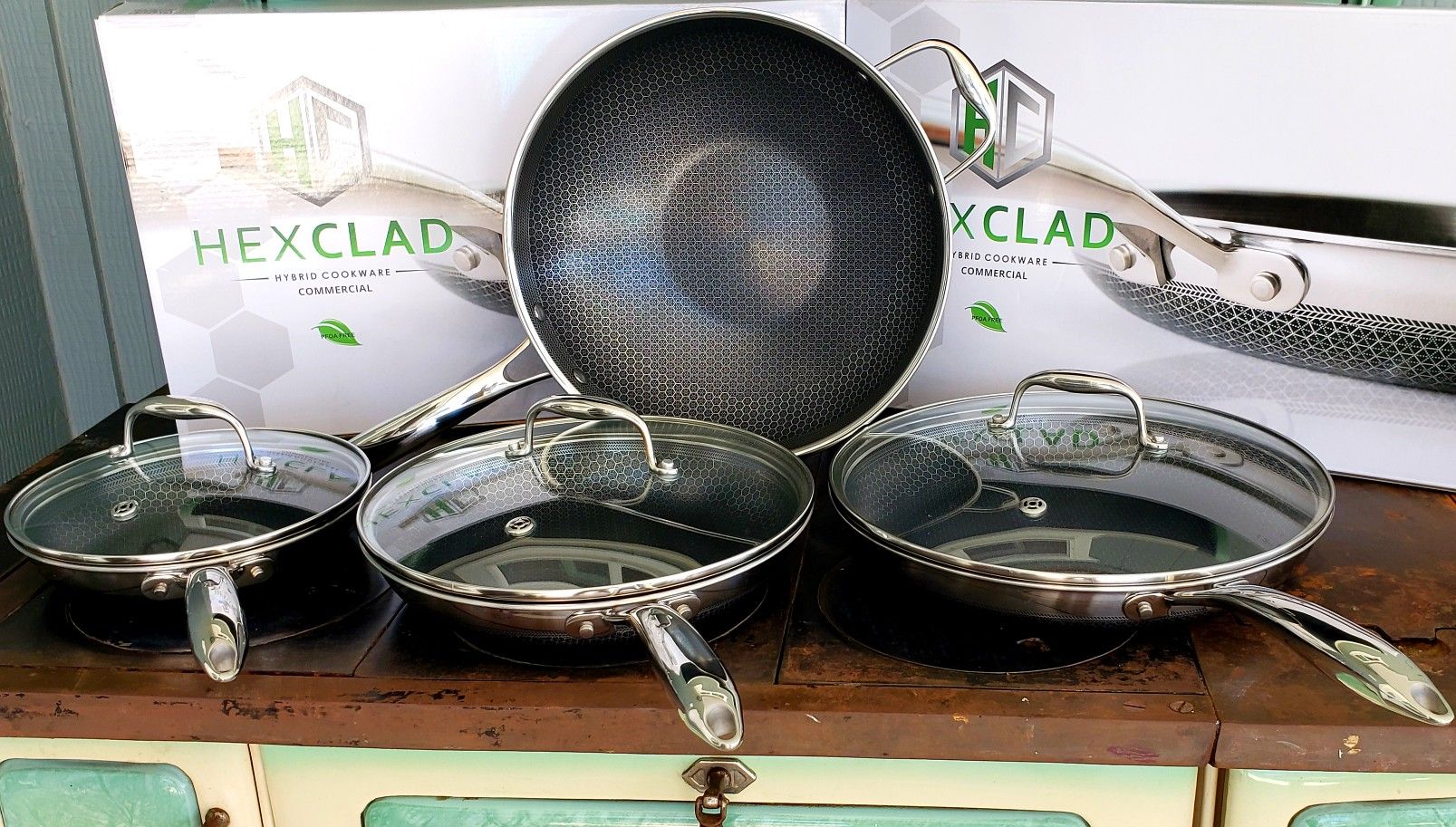 Hex Clad Hybrid Cookware New in the Box never opened. for Sale in Mesa ...