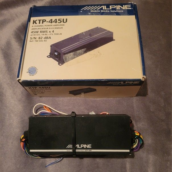 Alpine Amplifier 4 Channel Mini Amp for Sale in Los Angeles, CA - OfferUp