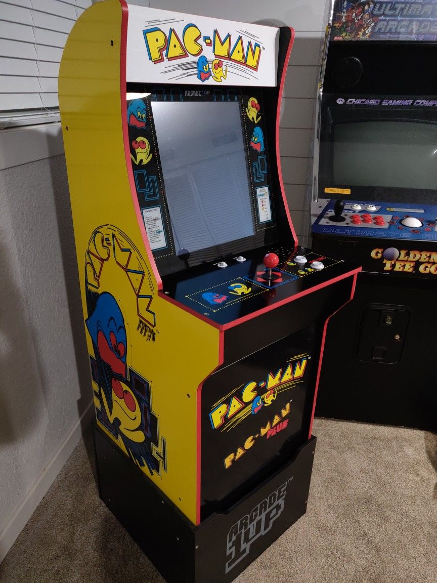 Arcade1up Pac-Man Arcade Machine with Riser ( Pac-Man and Pac-Man plus ...
