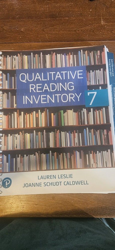 Qualitative Reading Inventory 7 for Sale in Riverside, CA - OfferUp