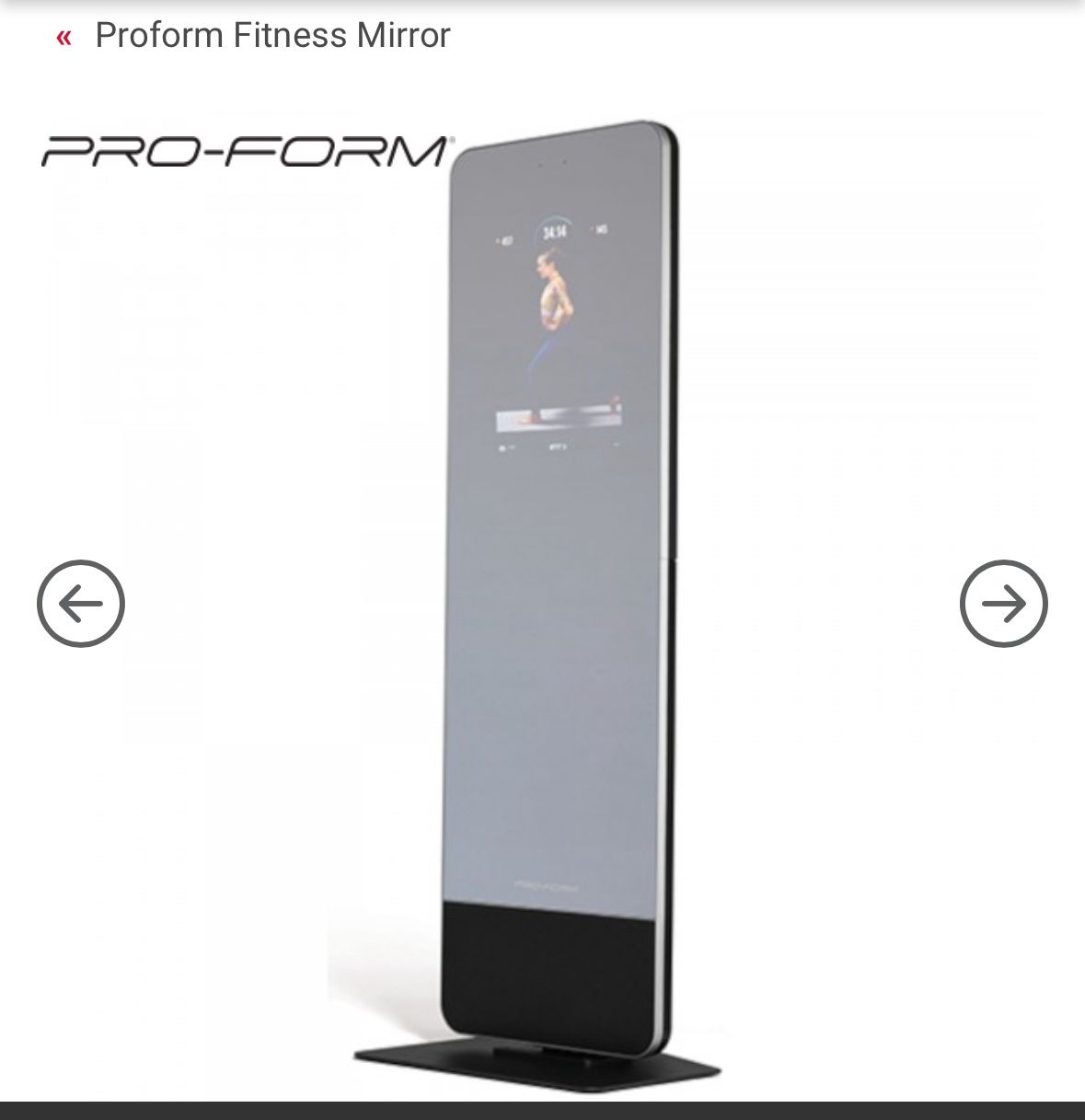 PRO-FORM FITNESS MIRROR for Sale in Corona, CA - OfferUp