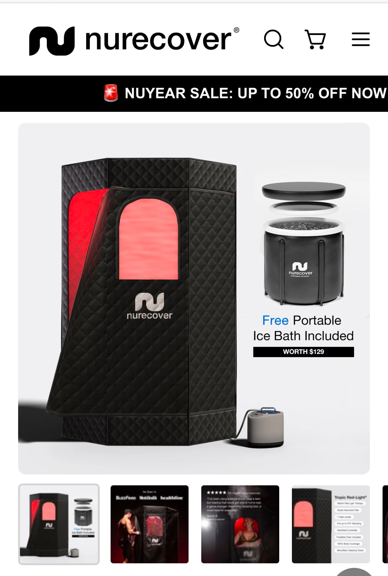 Nurecover Portable Sauna And Ice Bath for Sale in Dyersburg, TN - OfferUp