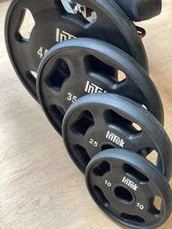 INTEK URETHANE WEIGHT PLATES NEW full set for Sale in Menifee, CA - OfferUp