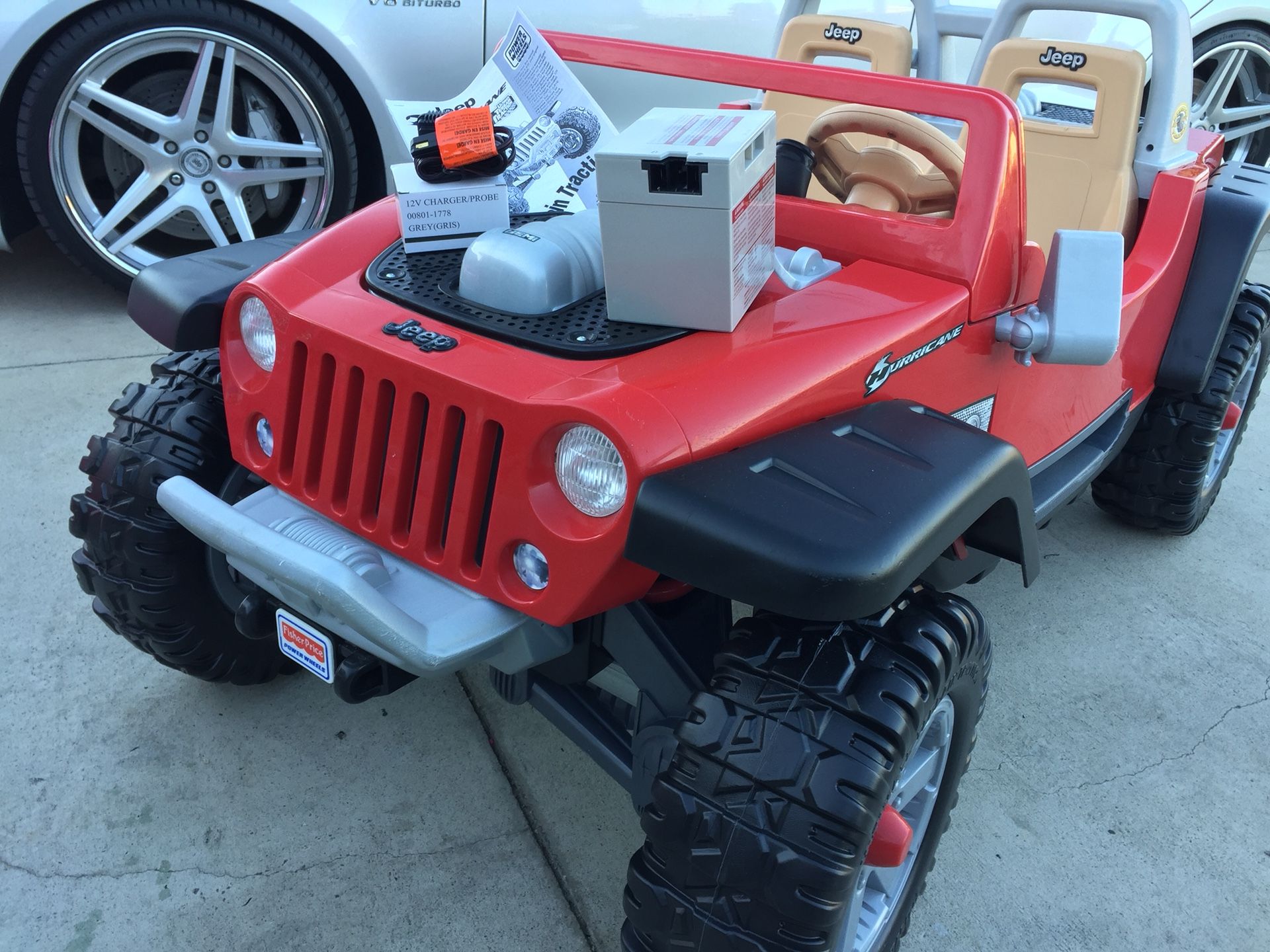 Jeep Hurricane Power Wheels Red