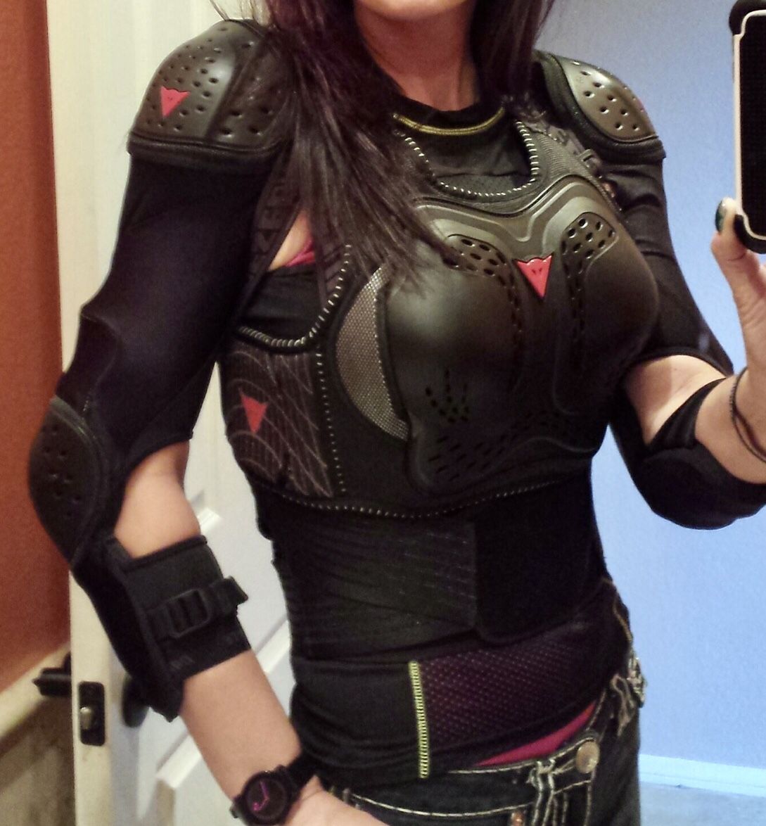 RARE Dainese Thorax Pro Women's Motorcycle Chest Protector size L for ...