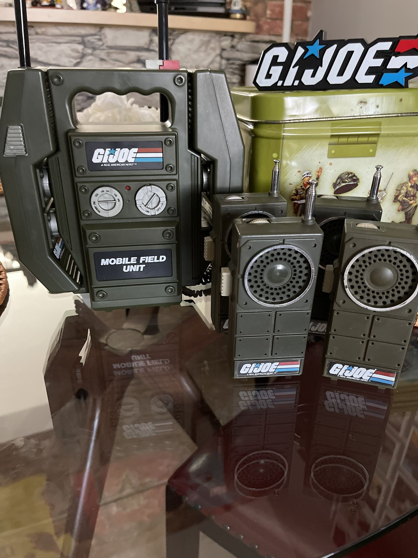G I Joe Mobile Field Walkie Talkie 2 Way Radio 4 Walkie Talkies g-i-joe-mobile-field-walkie-talkie-2-way-radio-4-walkie-talkies
