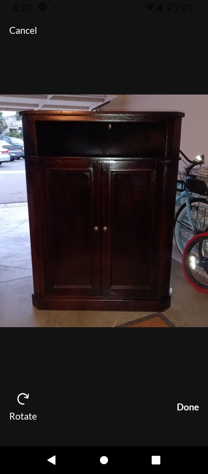 BEAUTIFUL CORNER CABINET for Sale in Huntington Beach, CA - OfferUp