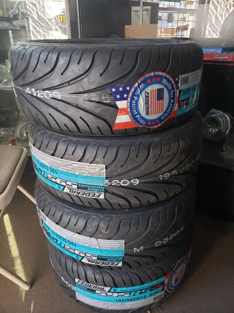 New 15 inch FEDERAL RSR tires 205 50 15 RS-R for Sale in Riverside, CA ...