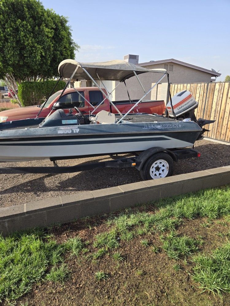89 Bass Tracker 1600 Tf Bass Boat for Sale in Phoenix, AZ - OfferUp