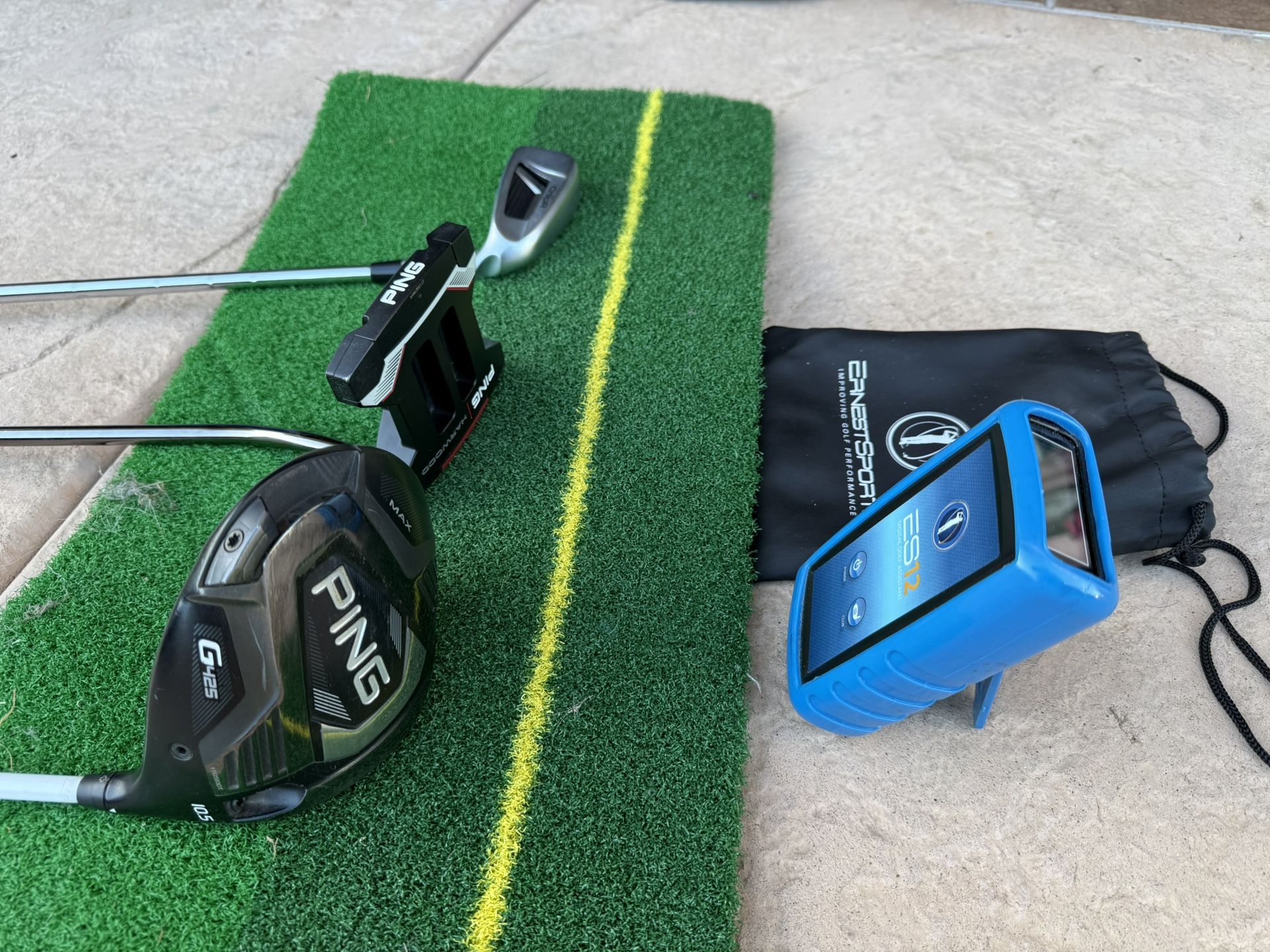Ping G425 Max 10.5 driver ,PING Harwood putter & PING ChipR & ES12 Ball ...
