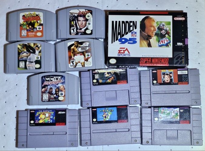 Super Nintendo SNES & Nintendo 64 N64 Games for Sale in San Antonio, TX ...