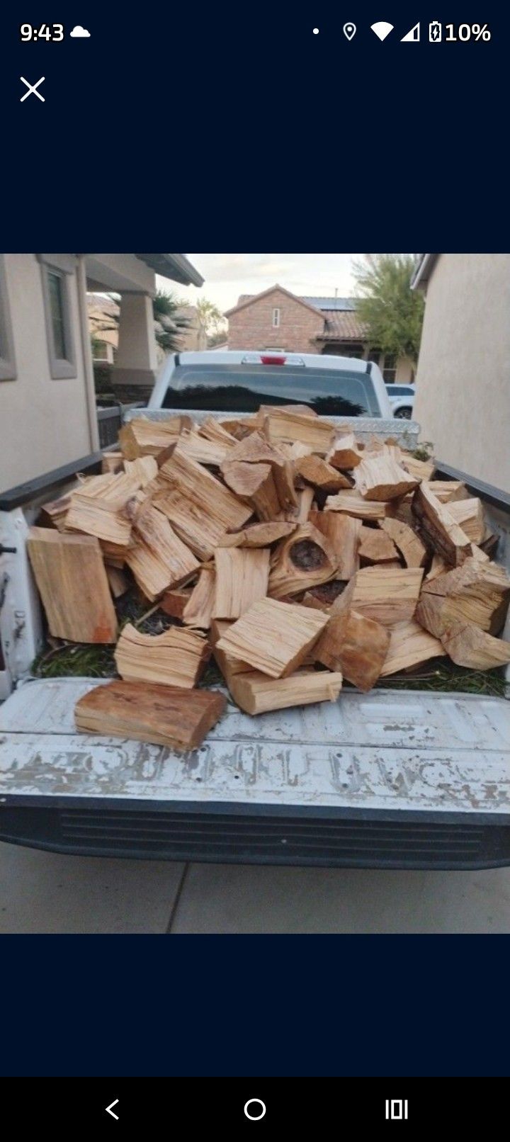 Truck Load Of Split Seasoned Firewood Pine for Sale in Sun City, AZ ...