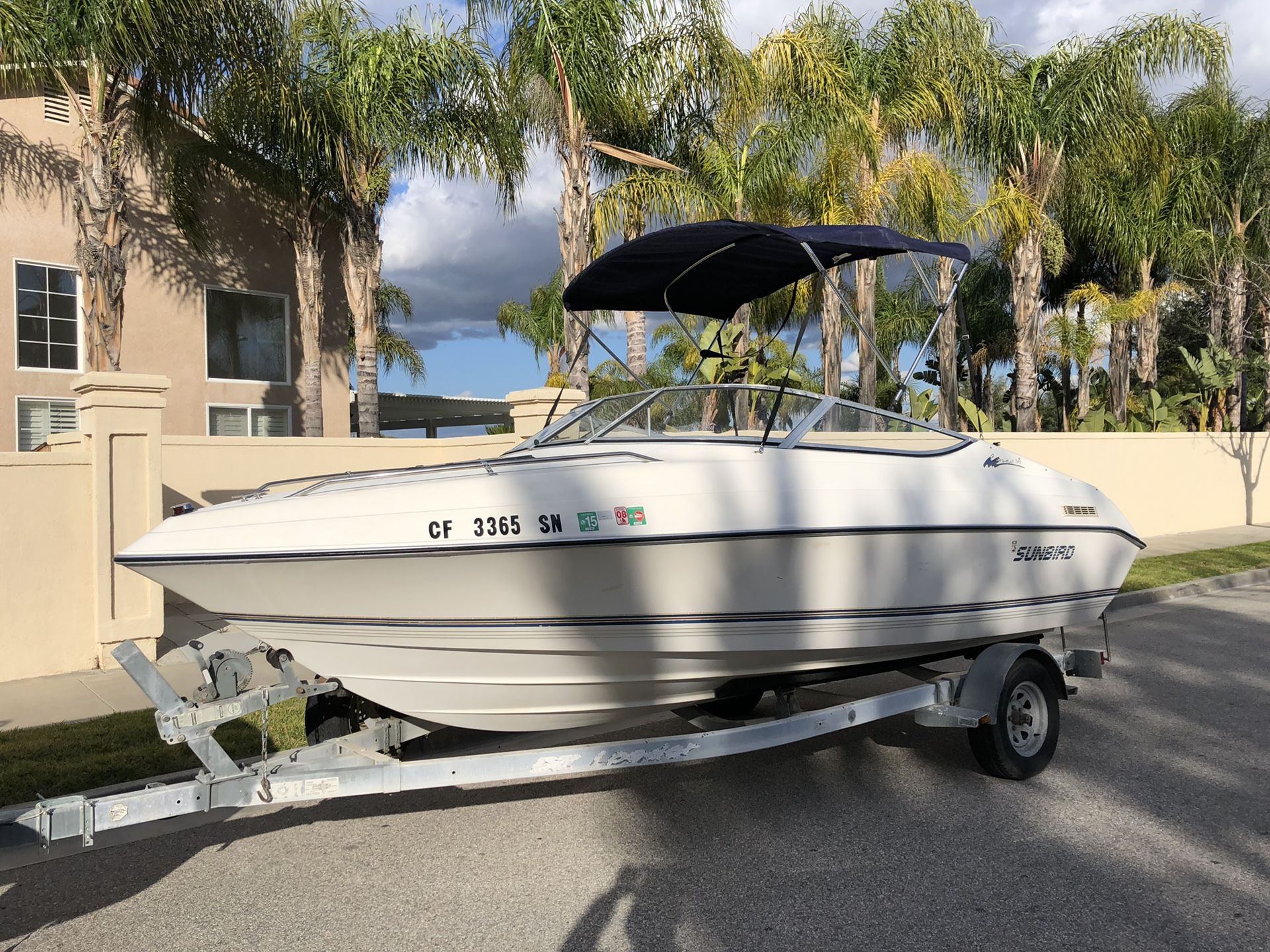 1993 sunbird corsair 20ft 4.3 cobra inboard runs great for Sale in Lake ...