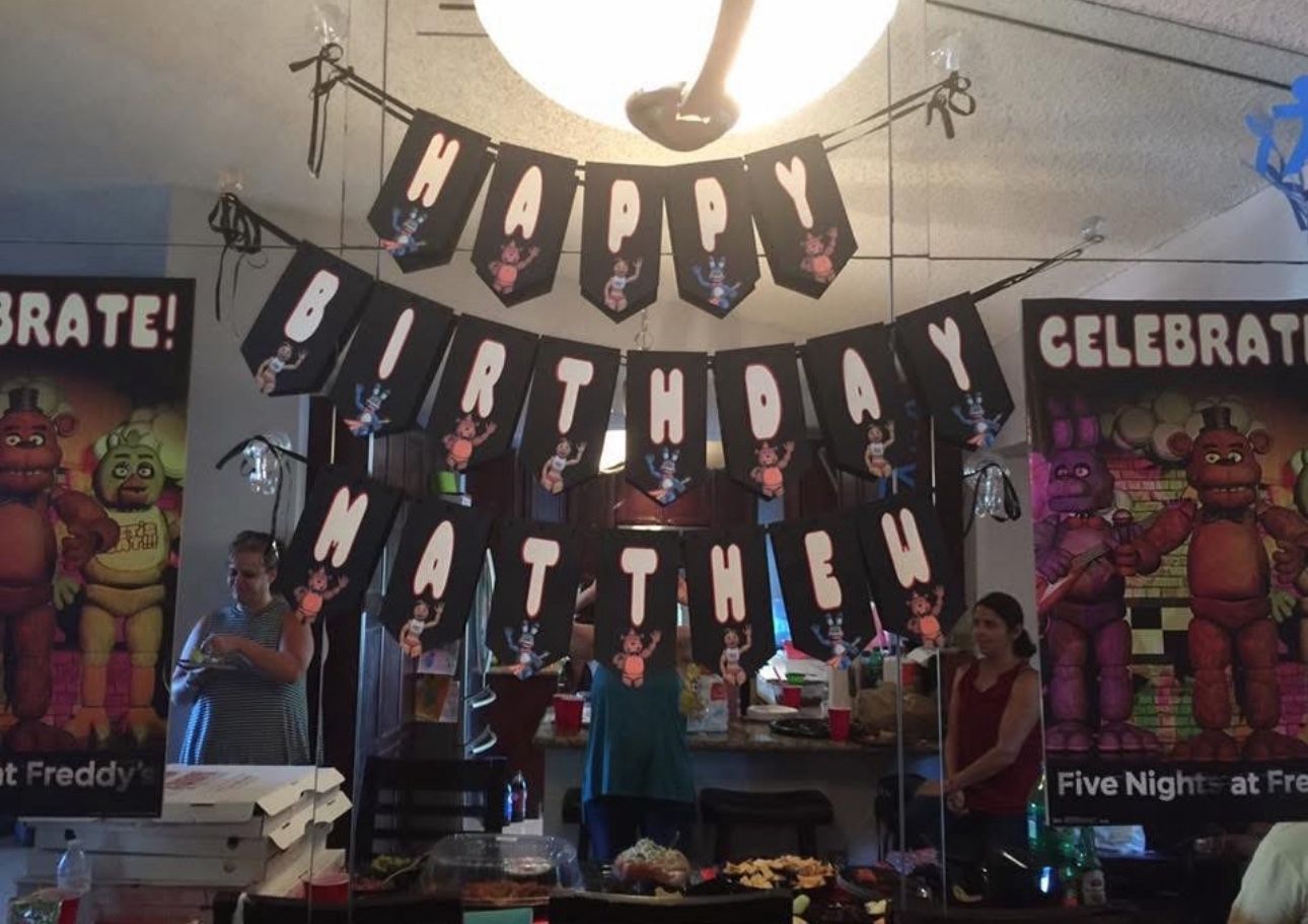 FNAF- Five Nights At Freddy’s Party Supplies!! Handmade And Rare!? for ...