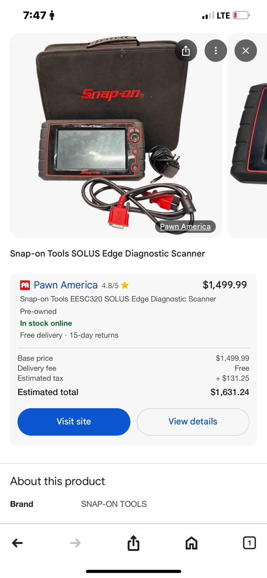 Snap On Diagnostic Scanner for Sale in Stockton, CA - OfferUp
