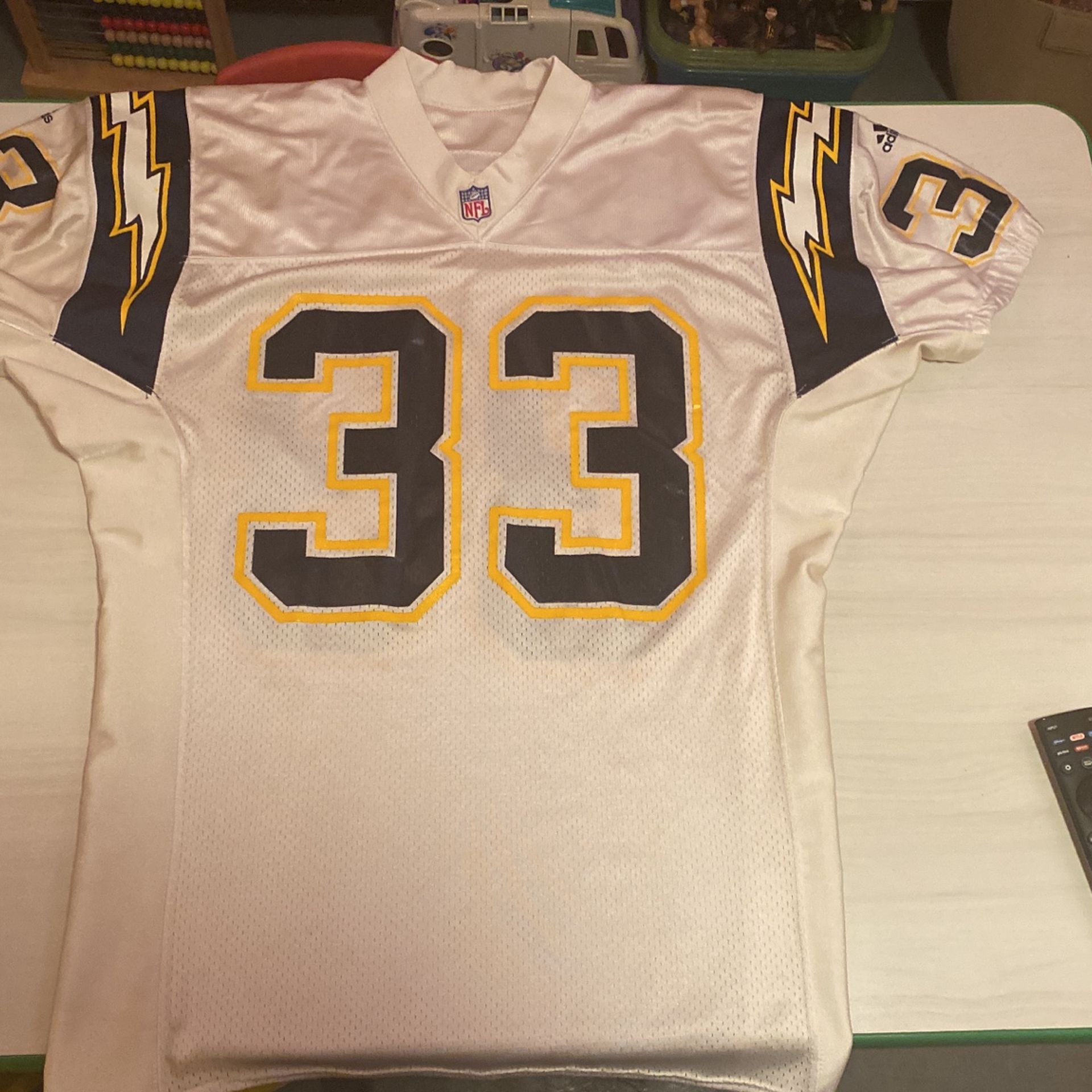 (SUPER RARE) Authentic 2001 Game Issued San Diego Chargers Jersey for ...
