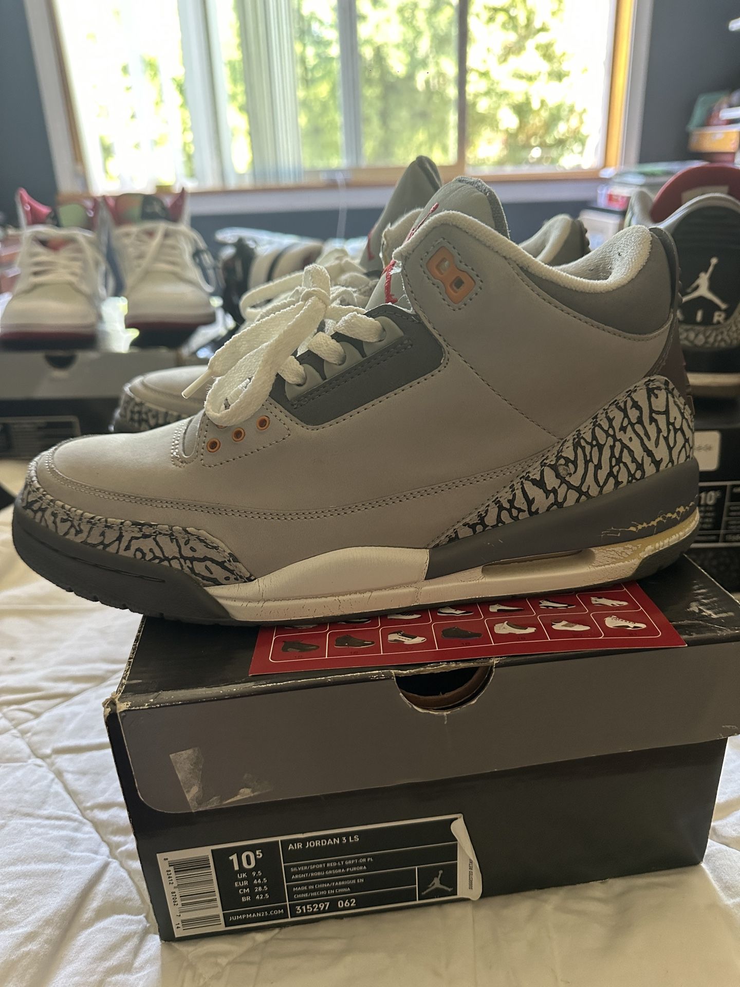 Jordan Cool Grey 3 - Sz 10.5 - 2007 for Sale in Kent, WA - OfferUp