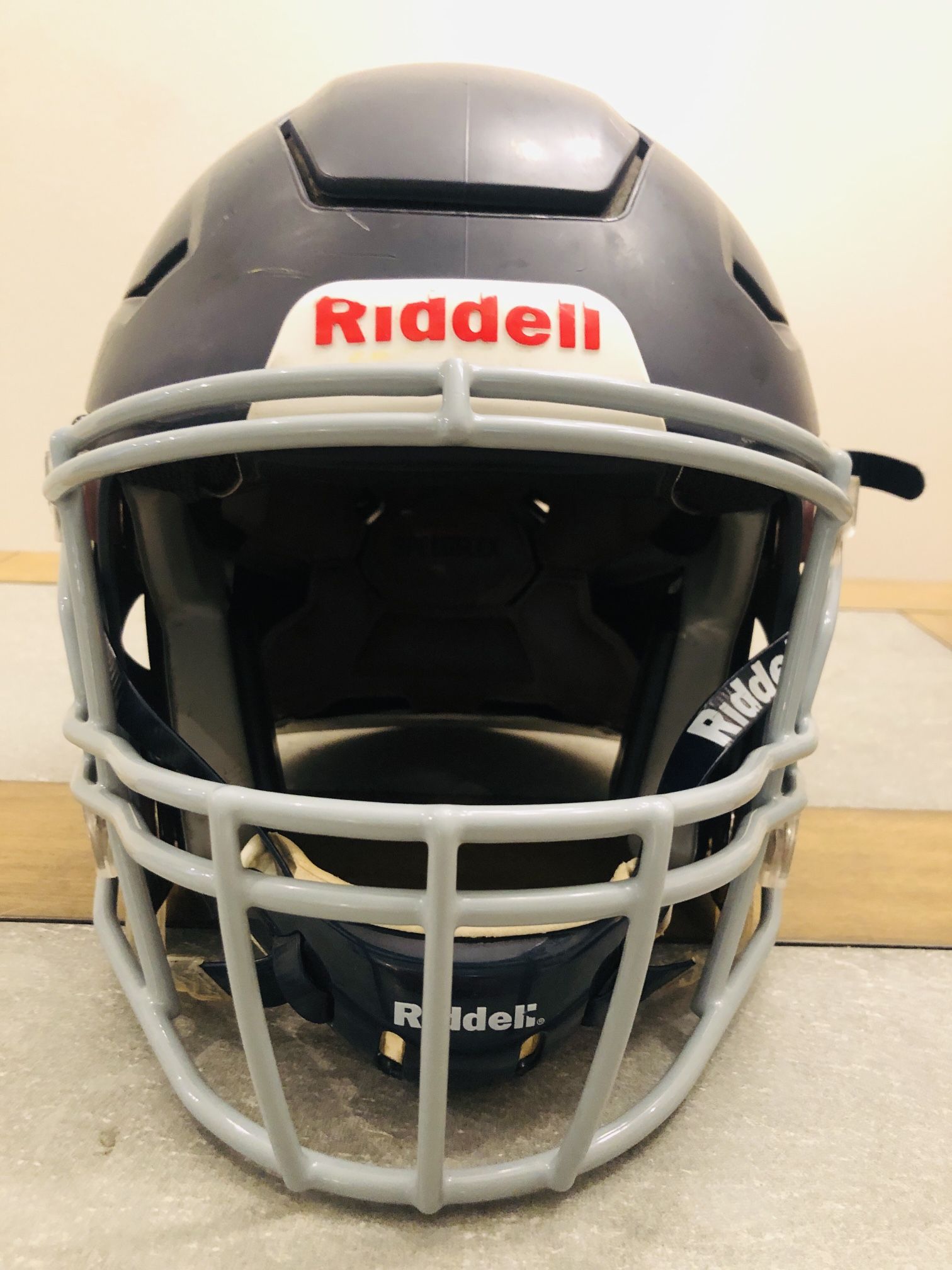 Navy Blue Football Helmet