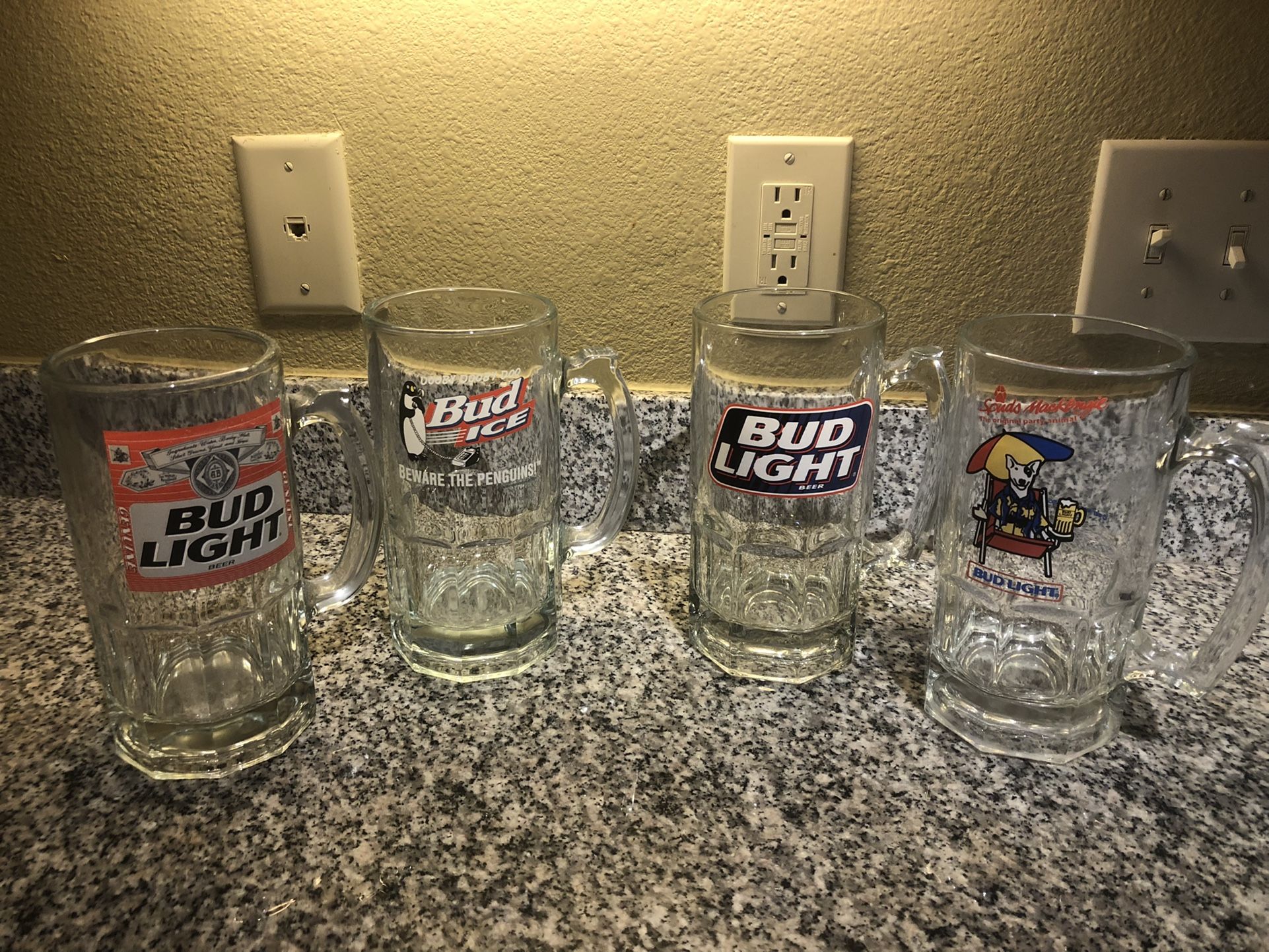 Vintage Bud/bud light spuds McKenzie Mugs Large for Sale in San Antonio ...