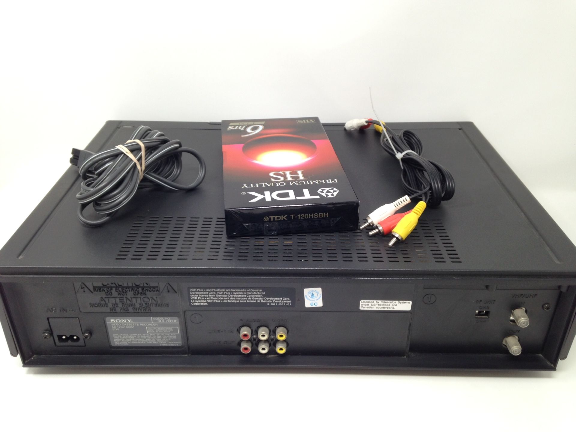 Vhs Player Back