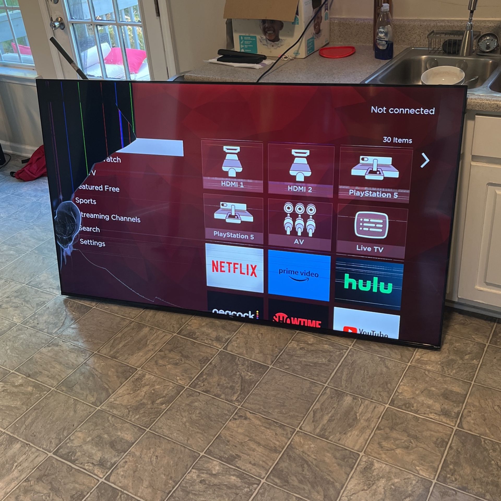 65 Inch Roku Tv - 60 OBO for Sale in Atlanta, GA - OfferUp
