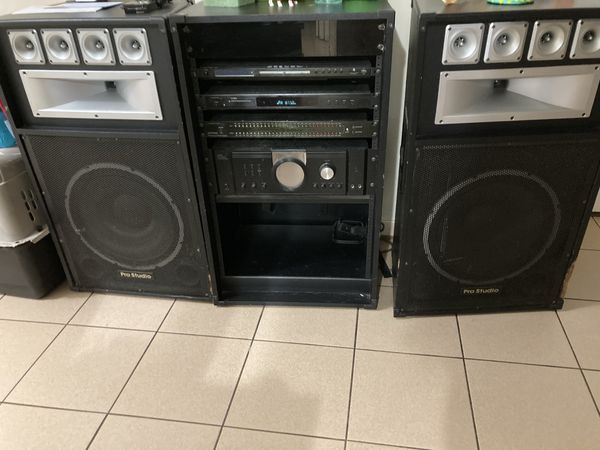 Technical Pro/Pro Studio Technical Pro/Pro Studio Rack Sound System/Home Audio System/Theater ...