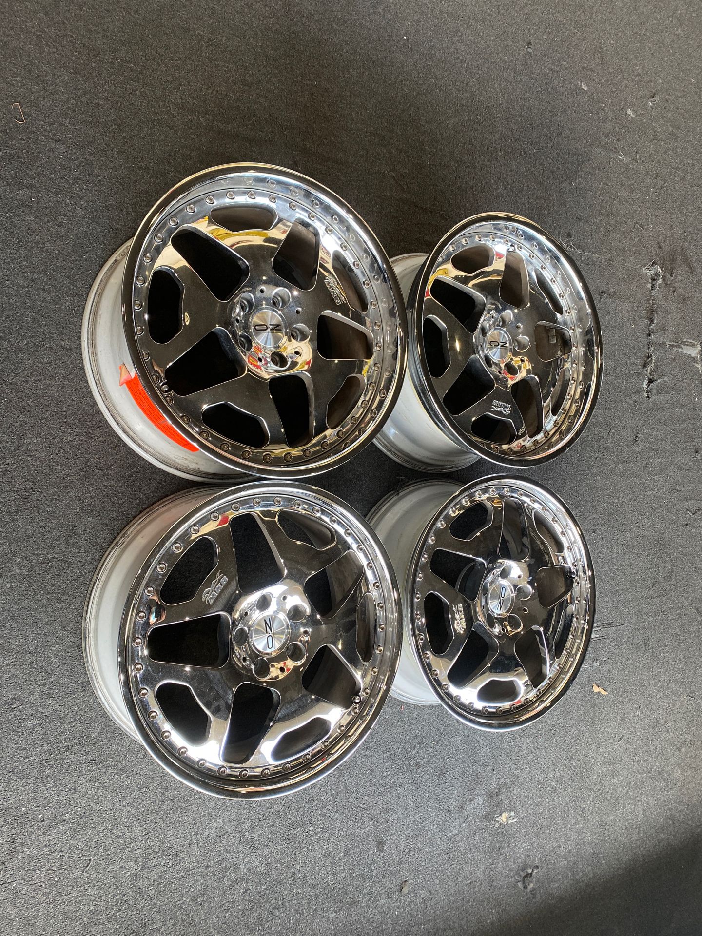 (4) 19” MKB by OZ racing wheels rims stagger 3 pieces 5x112 AMG bbs HRE ...