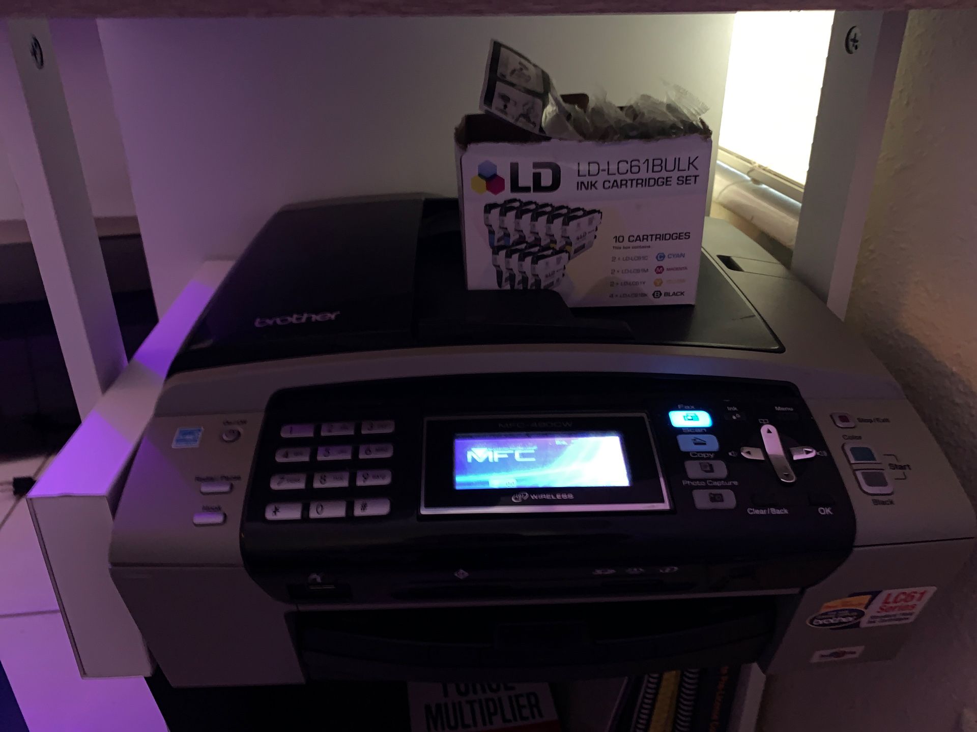 Brother LC61 Series wireless printer + free ink for Sale in Oakland ...