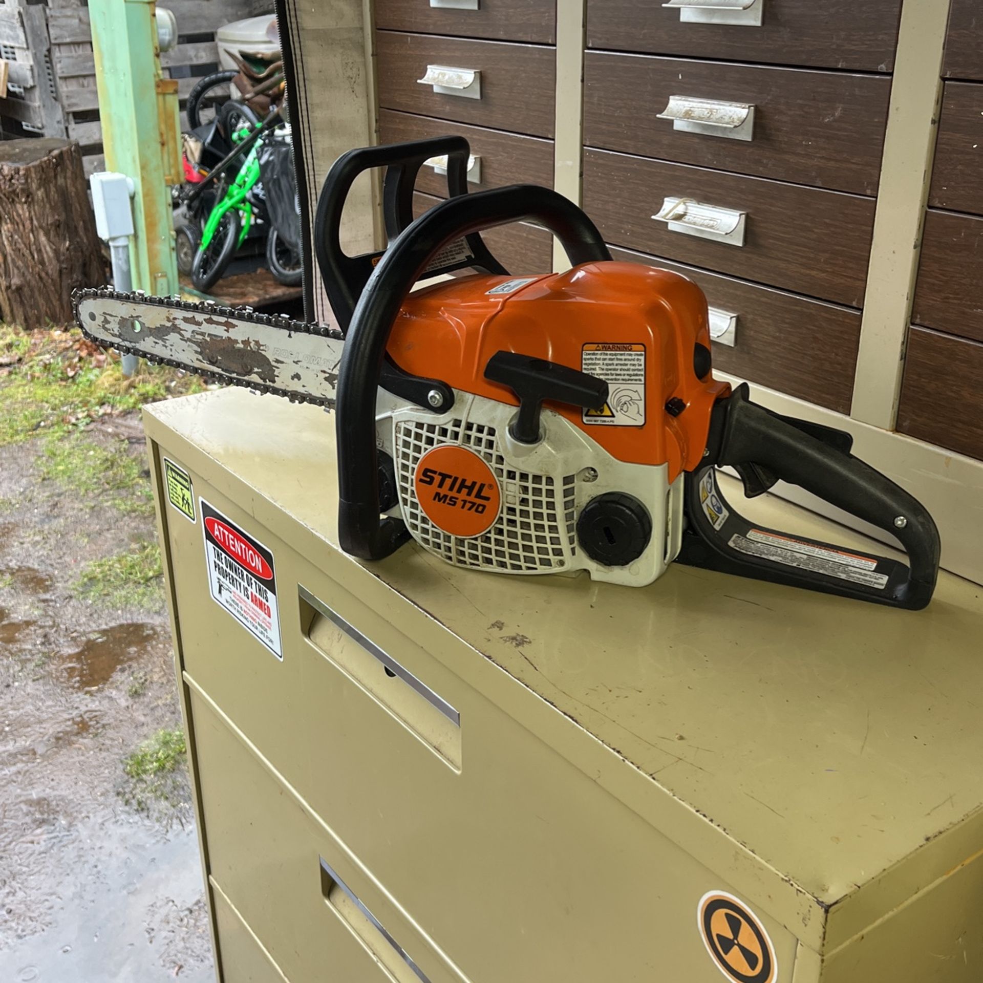 STIHL CHAINSAW MS170 16” for Sale in Cascade Locks, OR - OfferUp