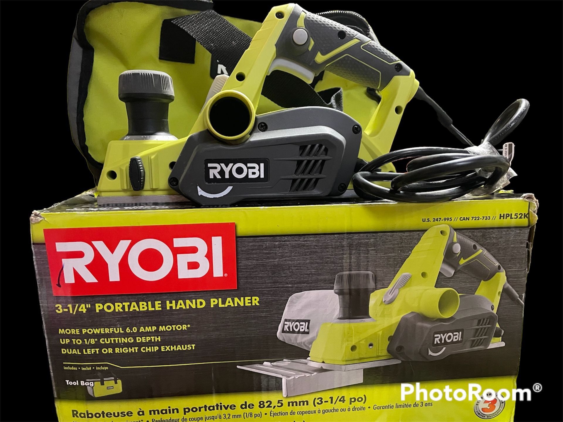 Ryobi hpl52k 6 amp corded hand planer store
