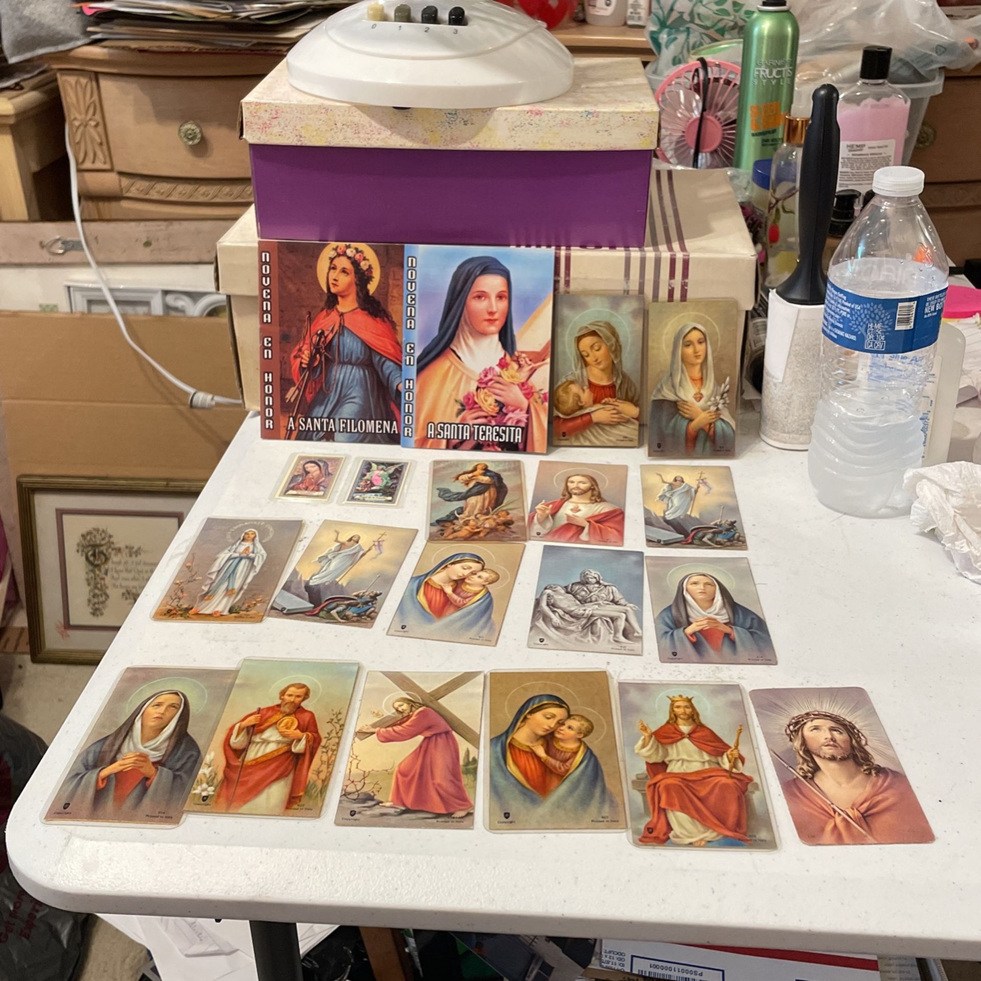 Vintage 1980s Catholic Religious Jesus God Christ Virgin Mary St ...