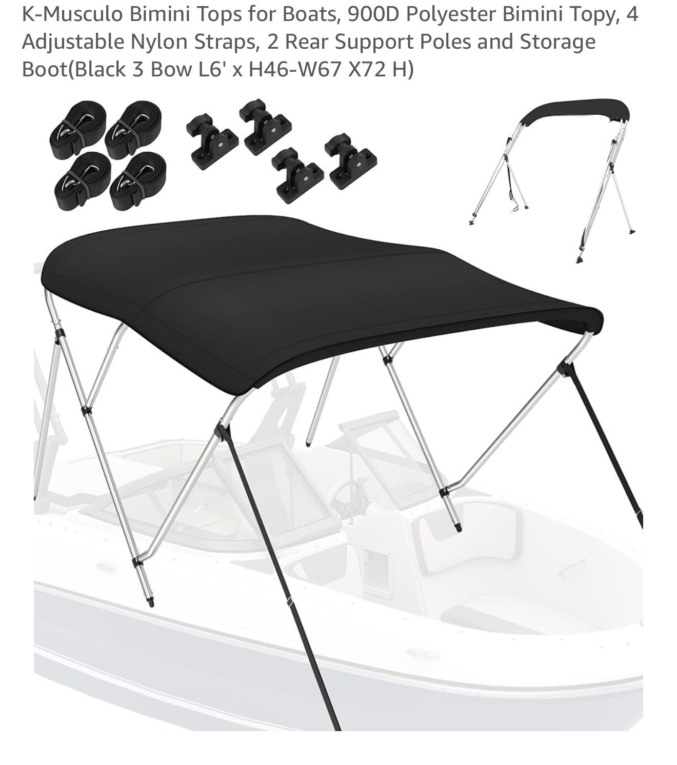 Bimini Top Hardware Double Bimini Tops For Pontoon K-Musculo Bimini ...