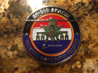 COINS - AH-64 APACHE LONGBOW ATTACK Challenge Coin (112 - CC7) for Sale ...
