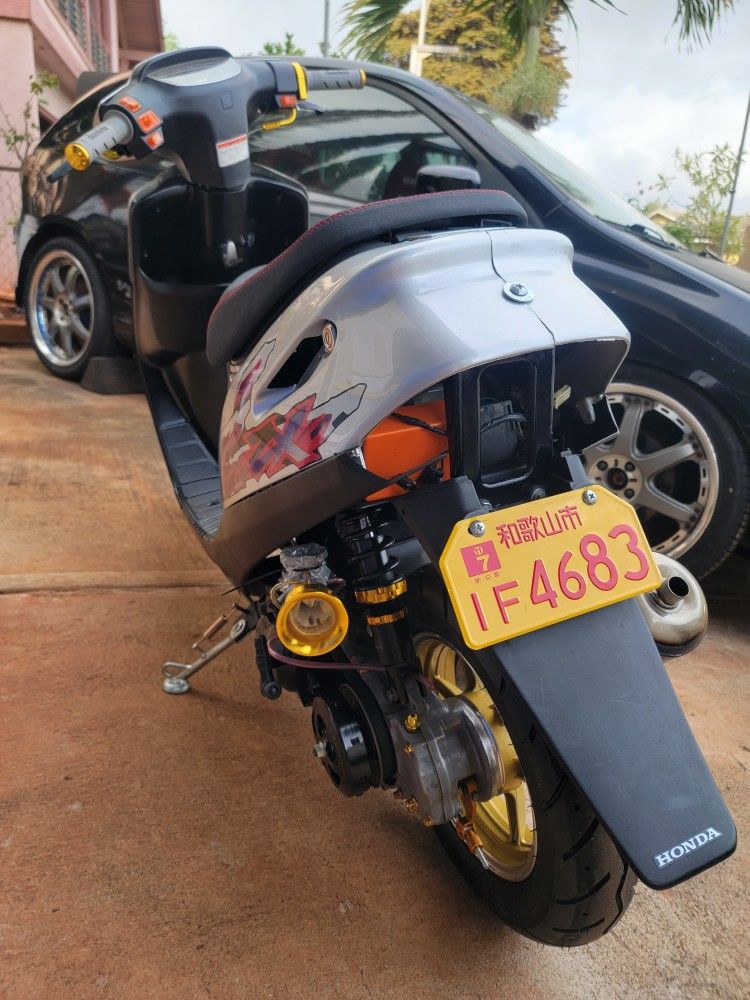 Honda Dio Black Modified