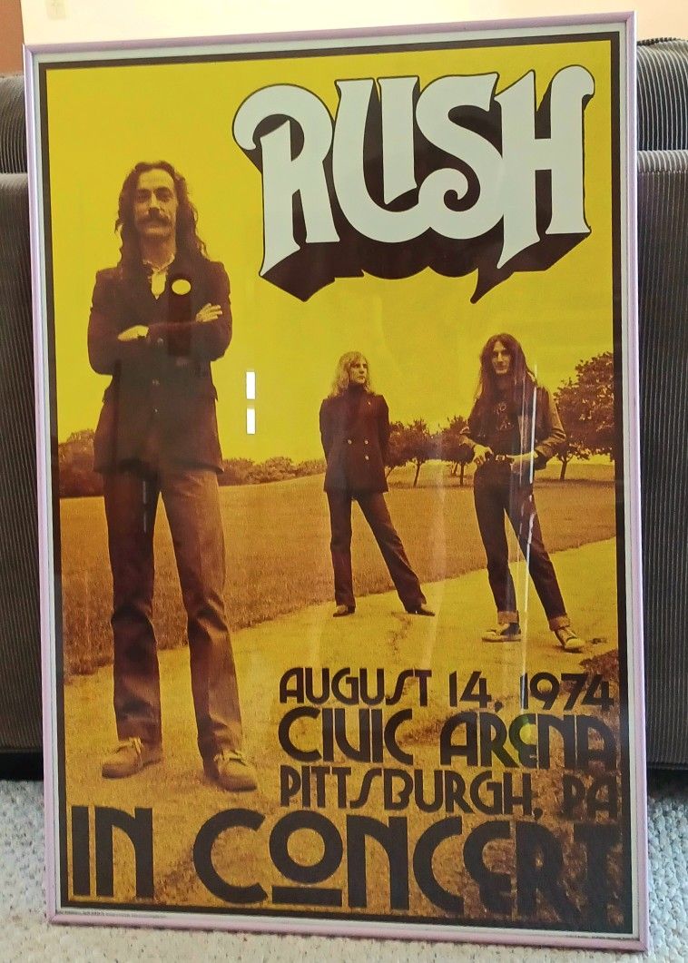 Rush Concert Poster