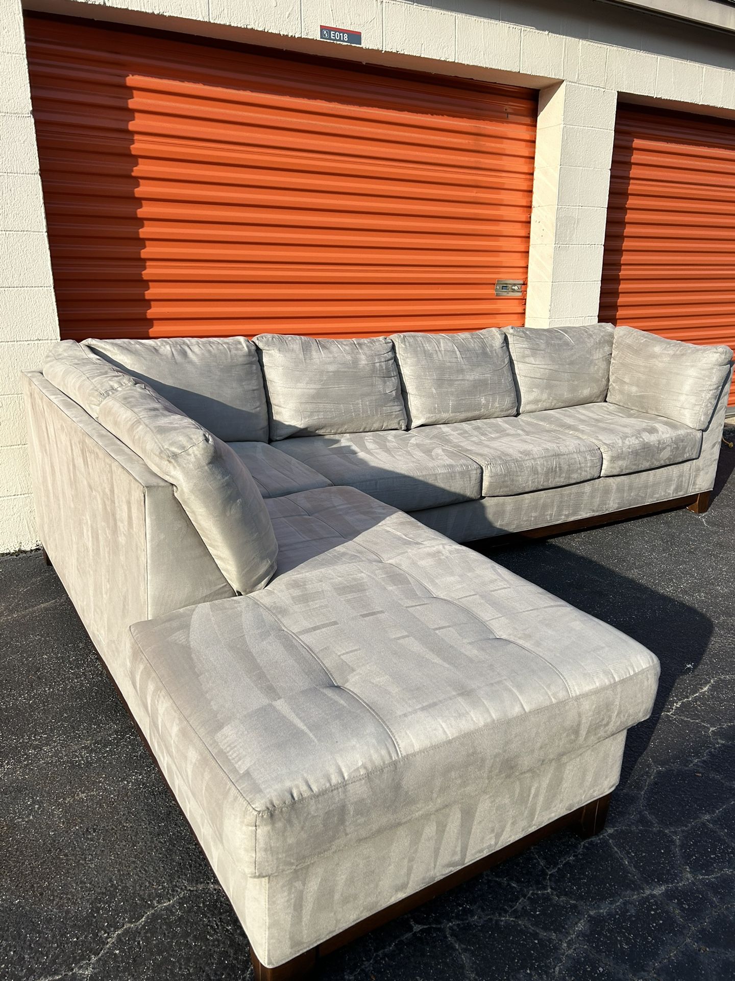 Light Gray Sectional Sofa - FREE DELIVERY for Sale in Greensboro, NC ...