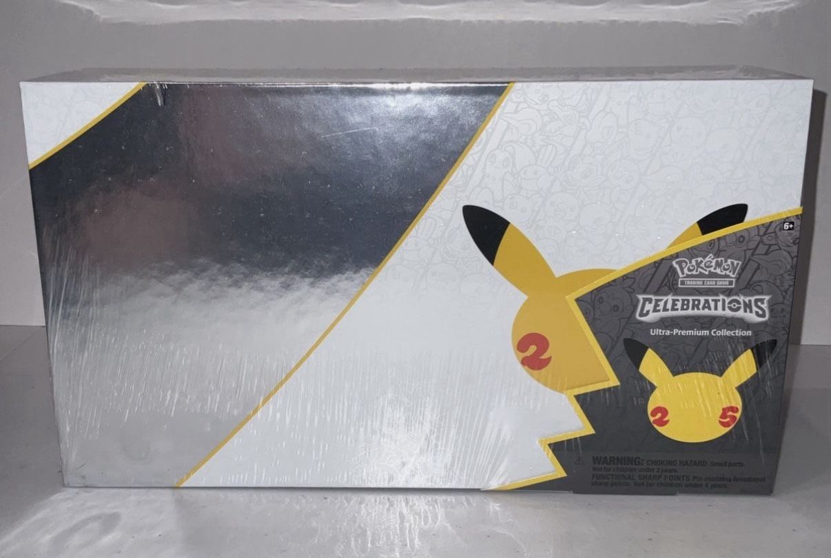 Pokemon 25th Anniversary Celebrations UPC Box Ultra Premium Collection ...