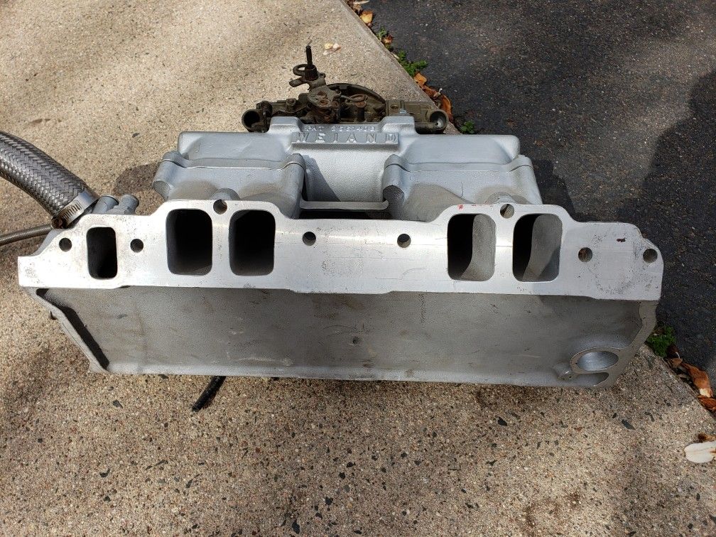 Weiand Chevy BBC Hi Ram Intake with Carb And Scoop for Sale in Windsor ...