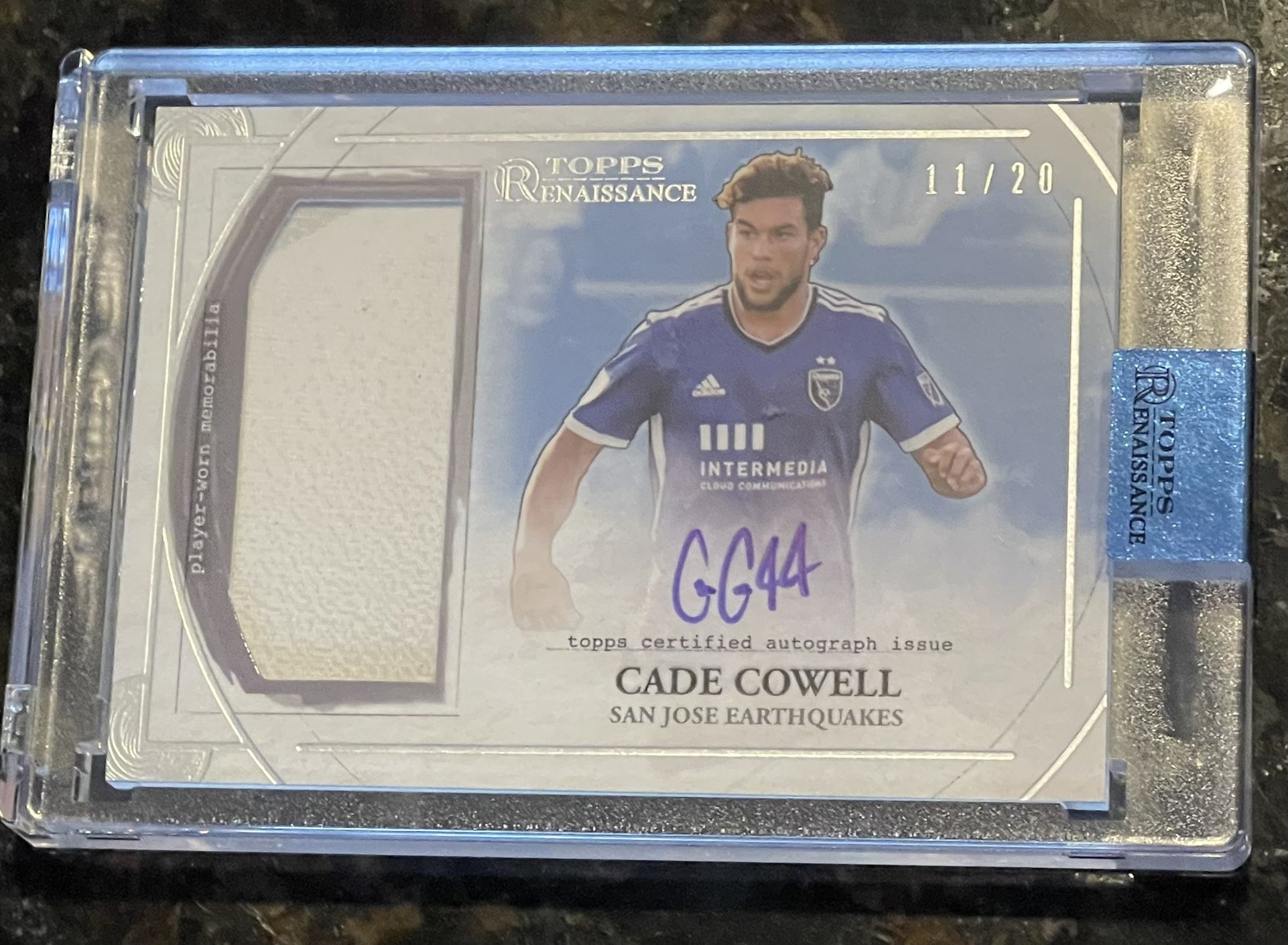 2022 Topps MLS Renaissance Relic Patch Autographed card showcases Cade ...
