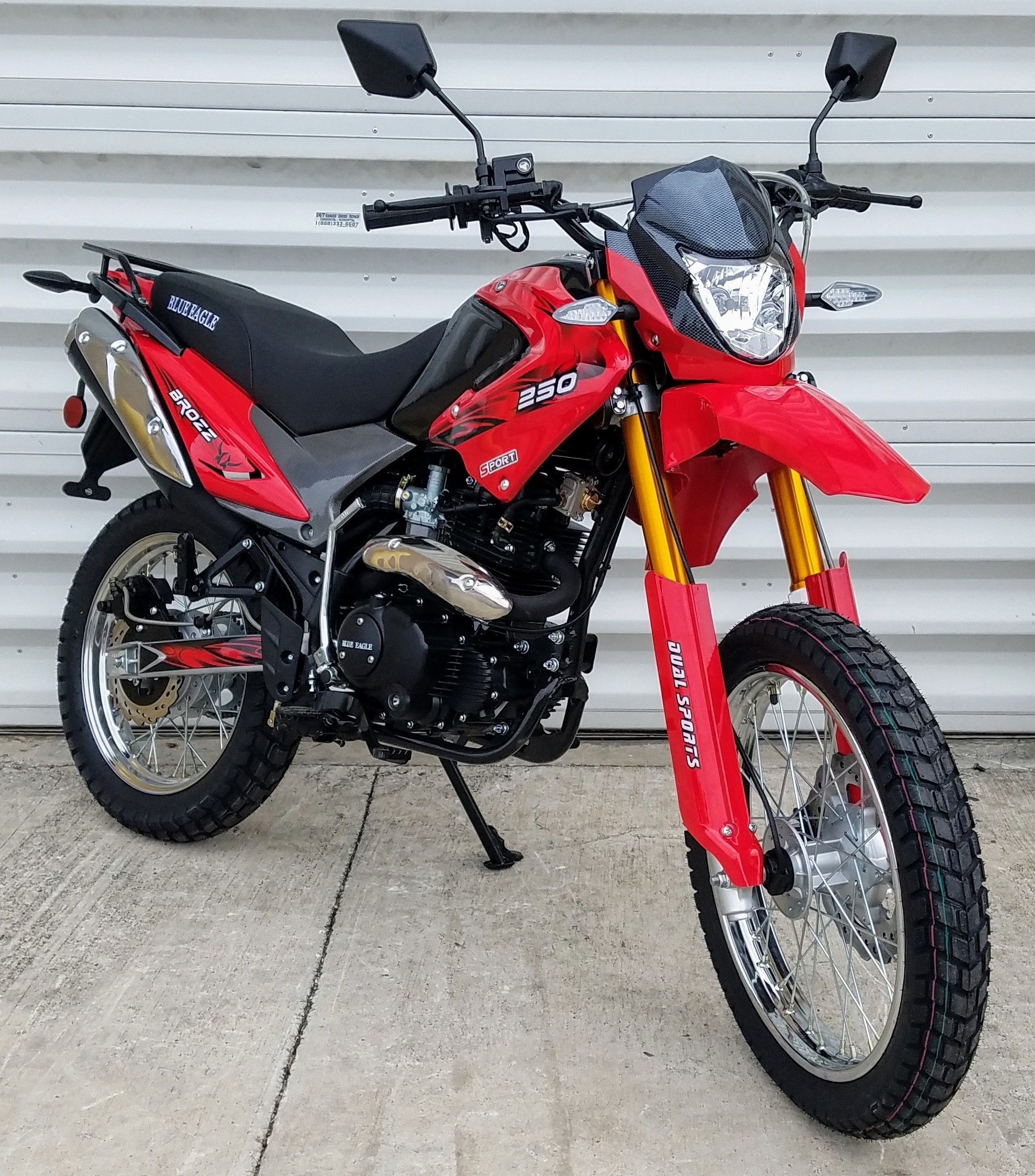 Brozz Eagle 250cc Enduro Motorcycle - STREET LEGAL! for Sale in Miami ...