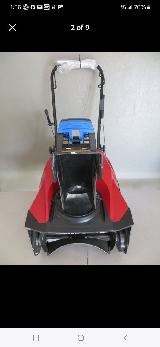 Toro 38475 Gas Snow Blower 518 ZE 18" Self Propelled Single Stage for ...