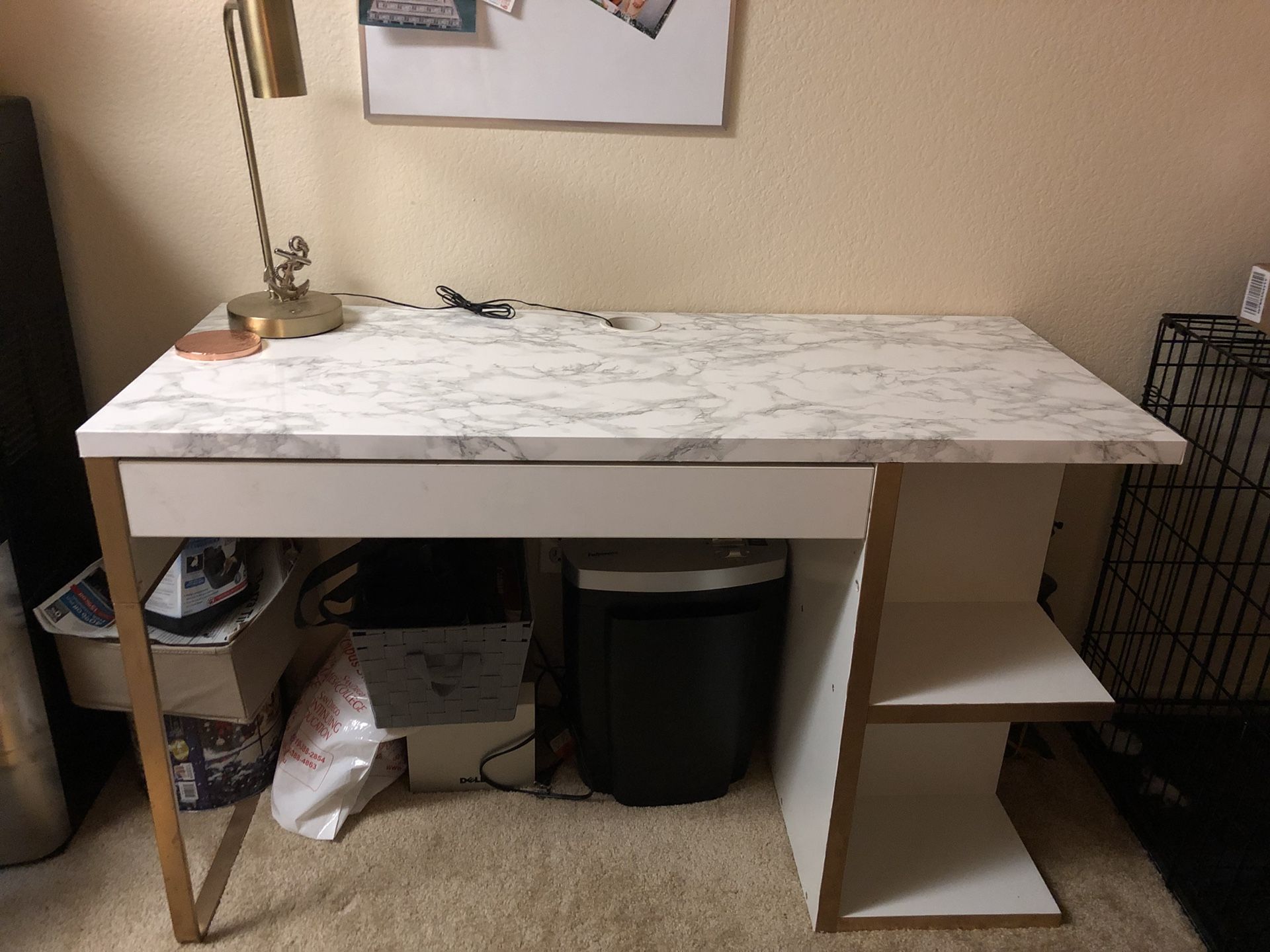 Ikea Micke Desk With Integrated Storage