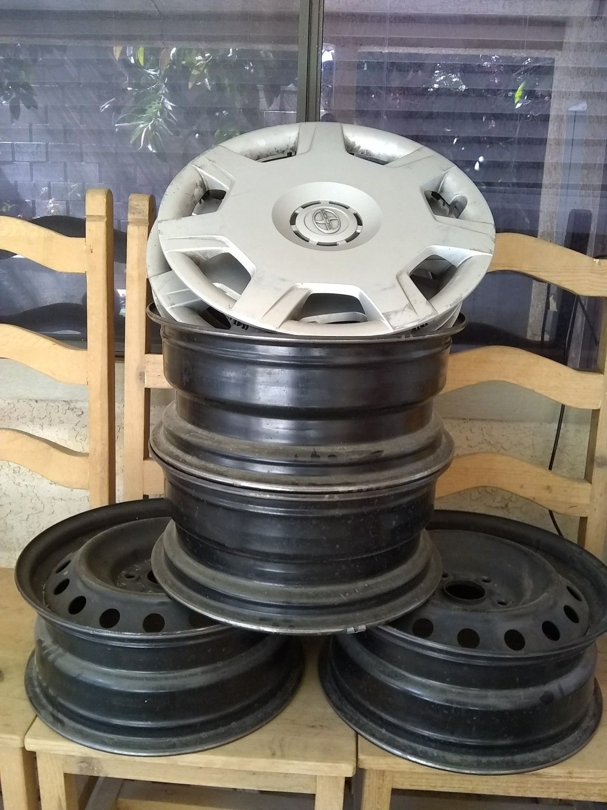 Scion xB hubcaps and rims for Sale in Whitewater, CA - OfferUp