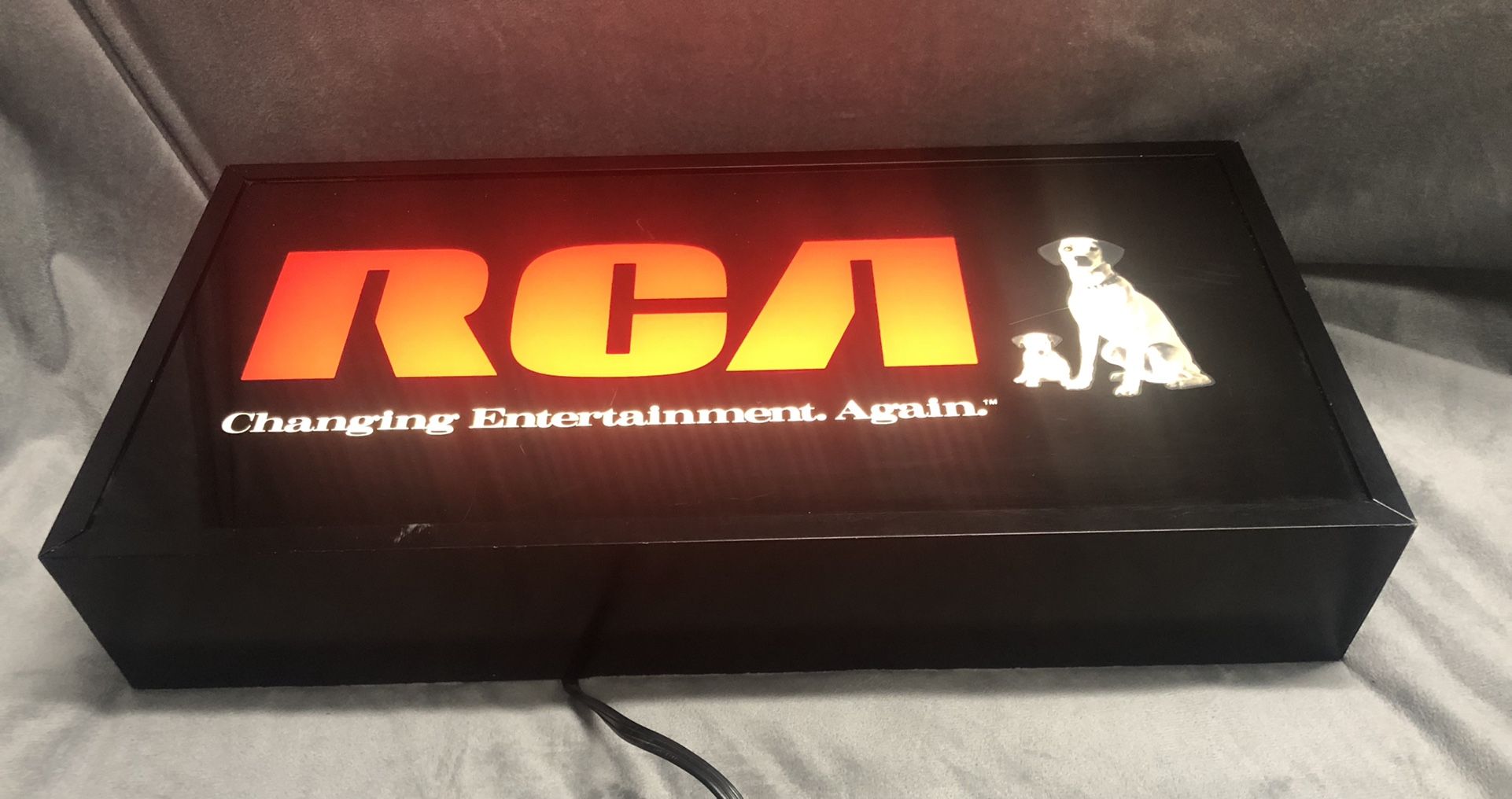 RCA Lighted Sign vintage 20” X 10” X 3.5” for Sale in Anaheim, CA - OfferUp