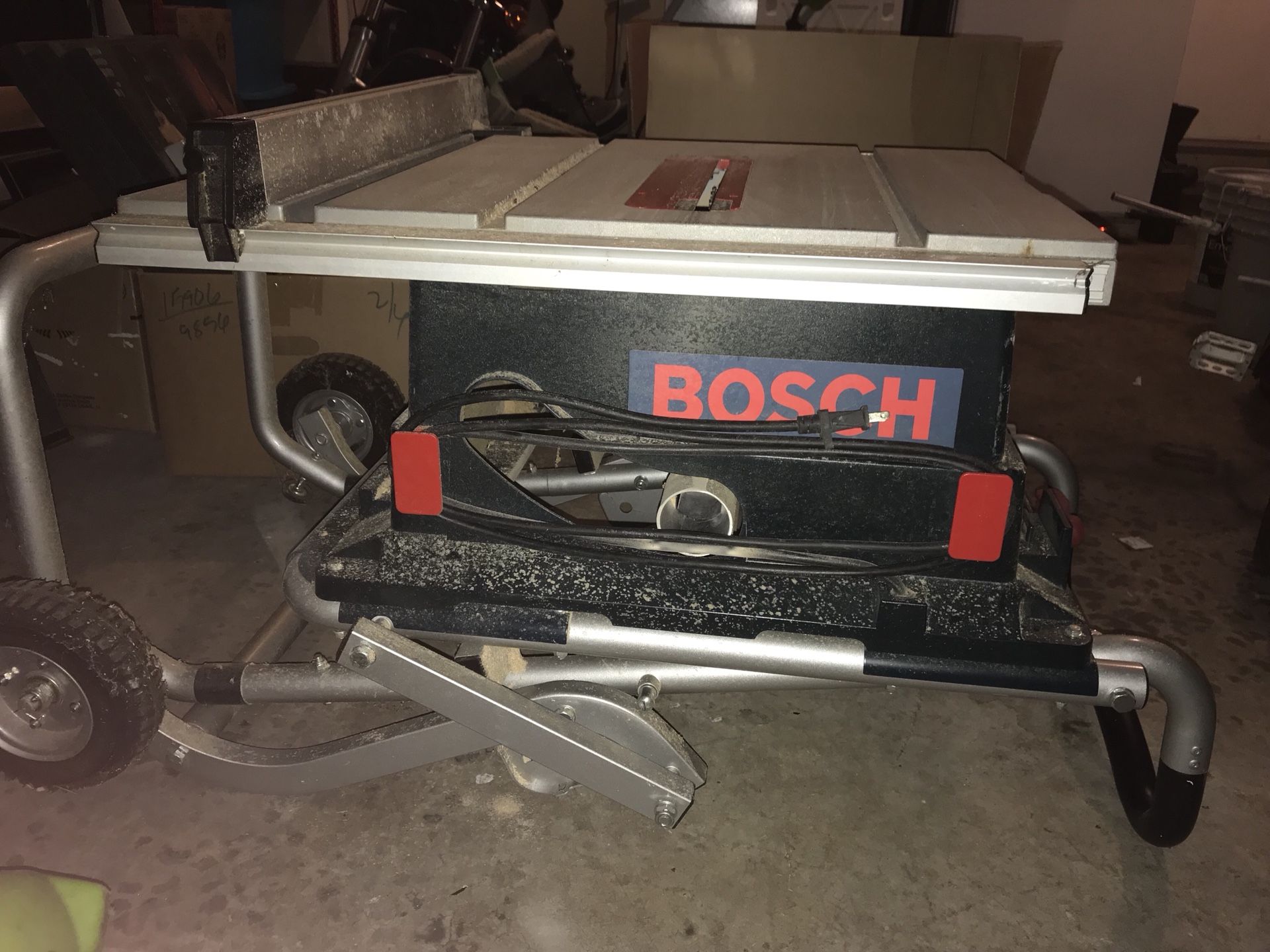 Bosch 4000 10” Table Saw with Gravity-Rise Stand for Sale in Puyallup ...