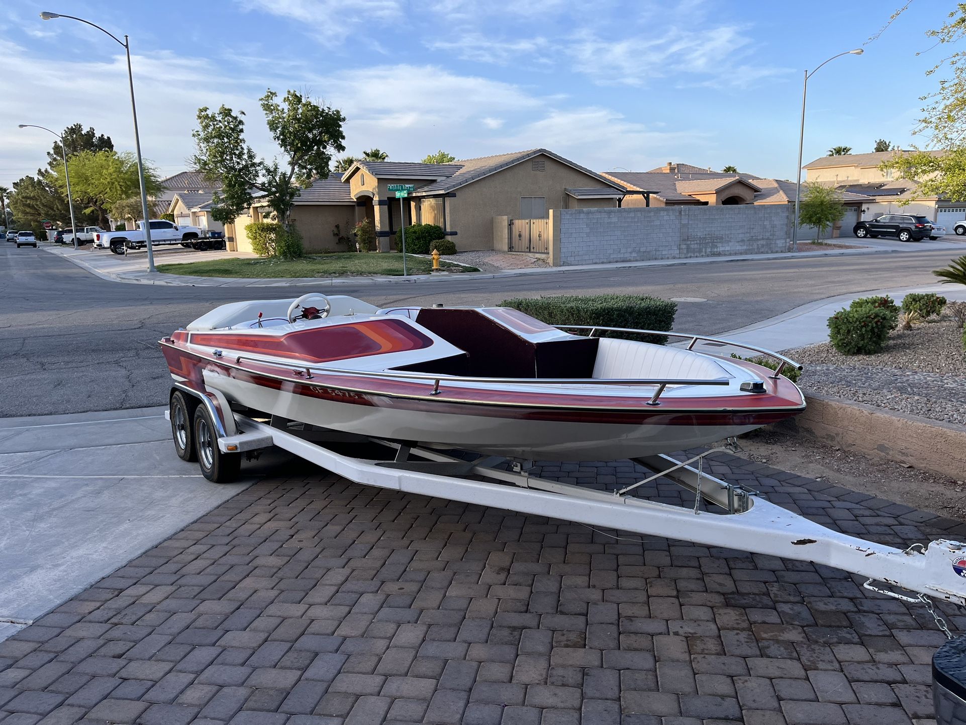 87 Bahner Boat 21 Foot Open Bow for Sale in Las Vegas, NV - OfferUp
