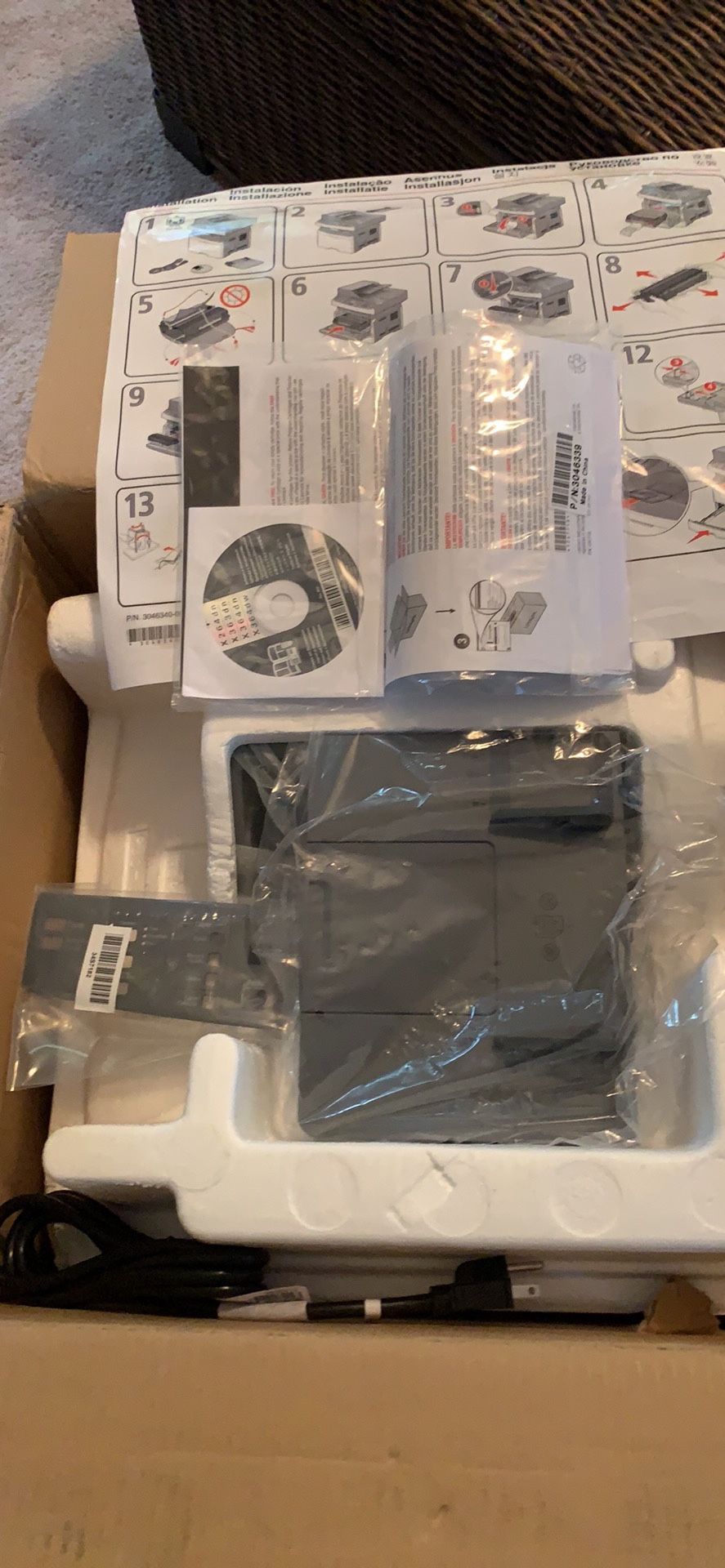 New Lexmark X363dn 1200 dpi laser printer / scanner / copier for Sale ...