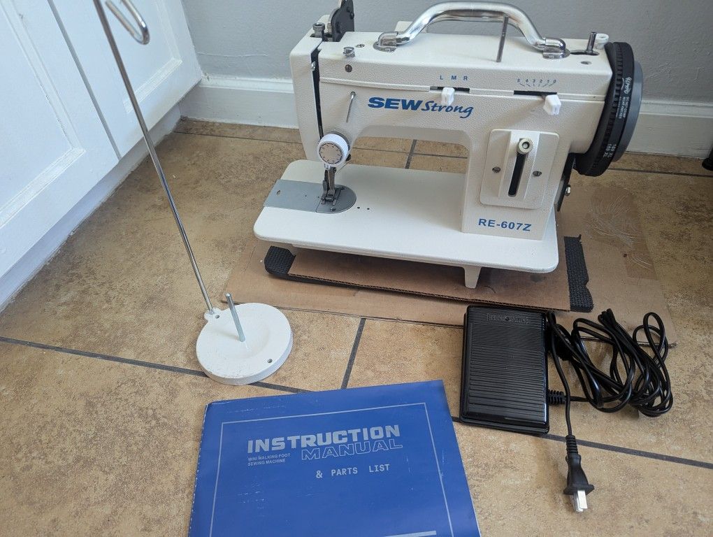 Sew Strong RE-607Z Portable Walking Foot Sewing Machine for Sale in Los ...