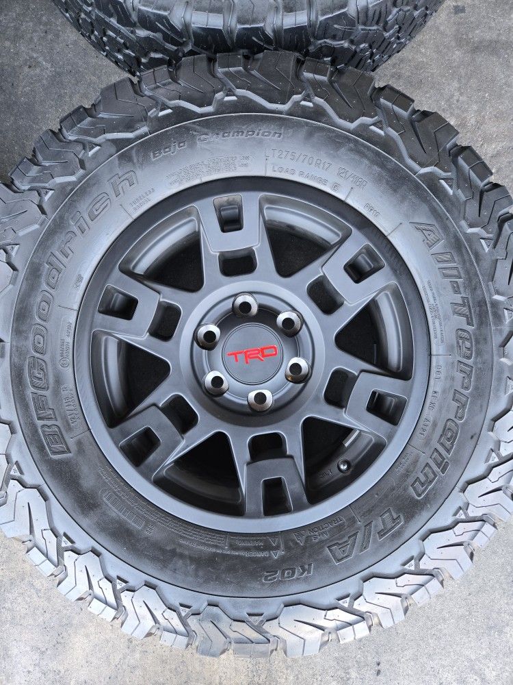 Trd Pro Wheels Rims Tires Tacoma 4runner for Sale in Hesperia, CA - OfferUp